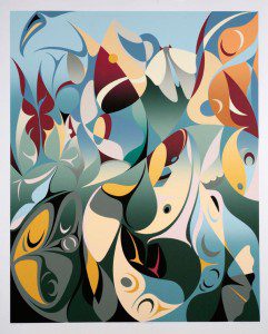 Artwork by Native American artists at Seattle Municipal Tower - Art Beat